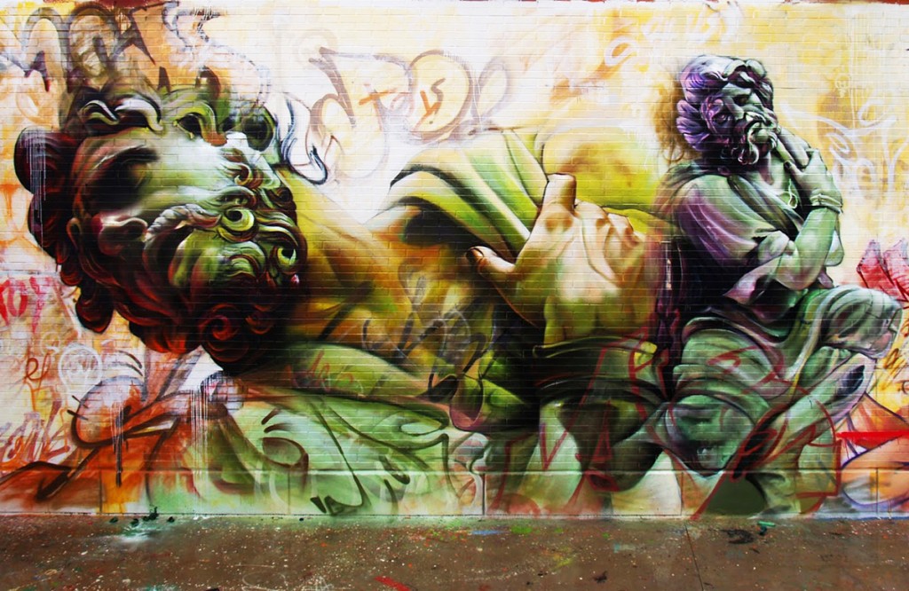 Pichi Avo Art, 2 Street artists of Vibrant Iconic Mythology